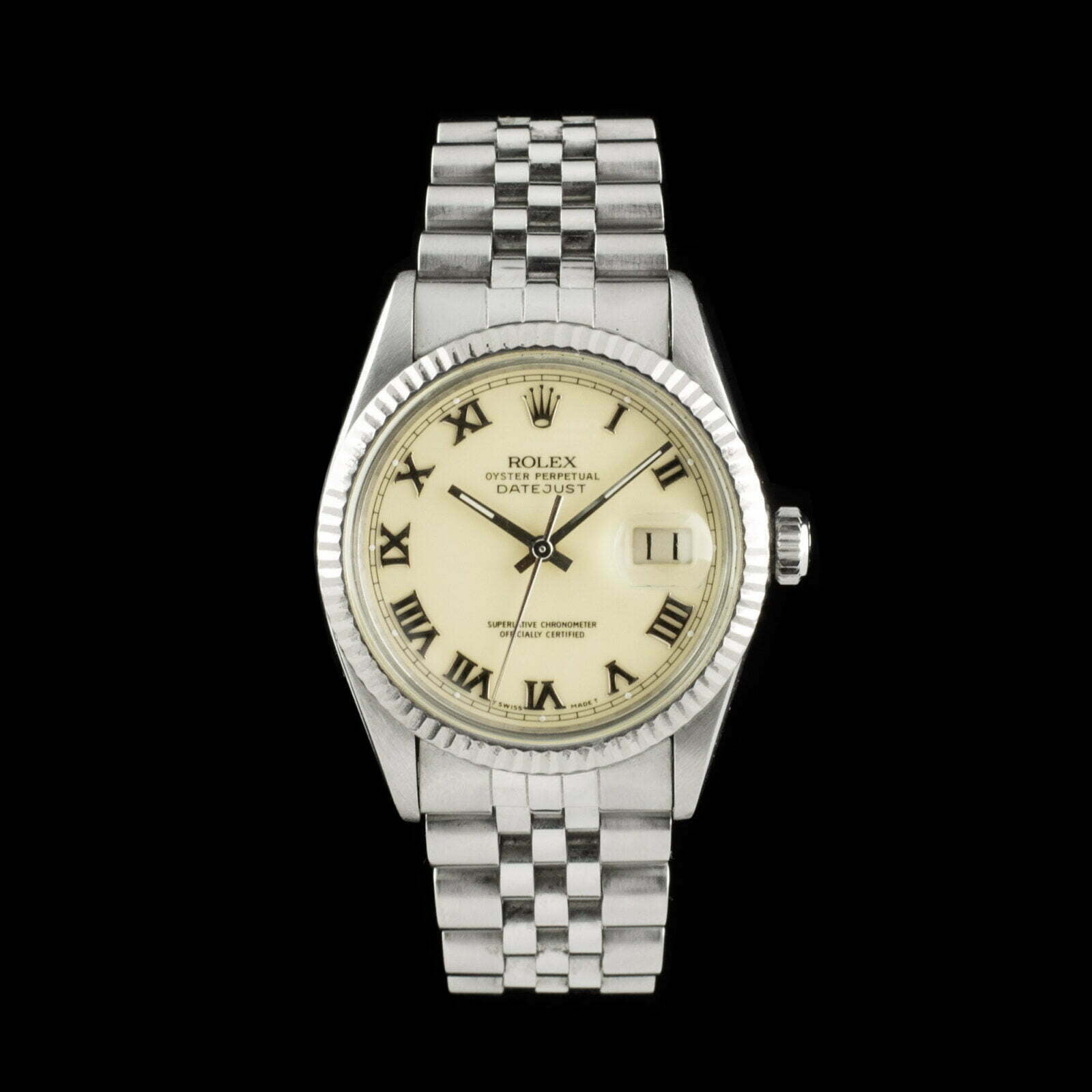 Rolex Datejust 16014 "Cream Dial" - Amsterdam Vintage Watches