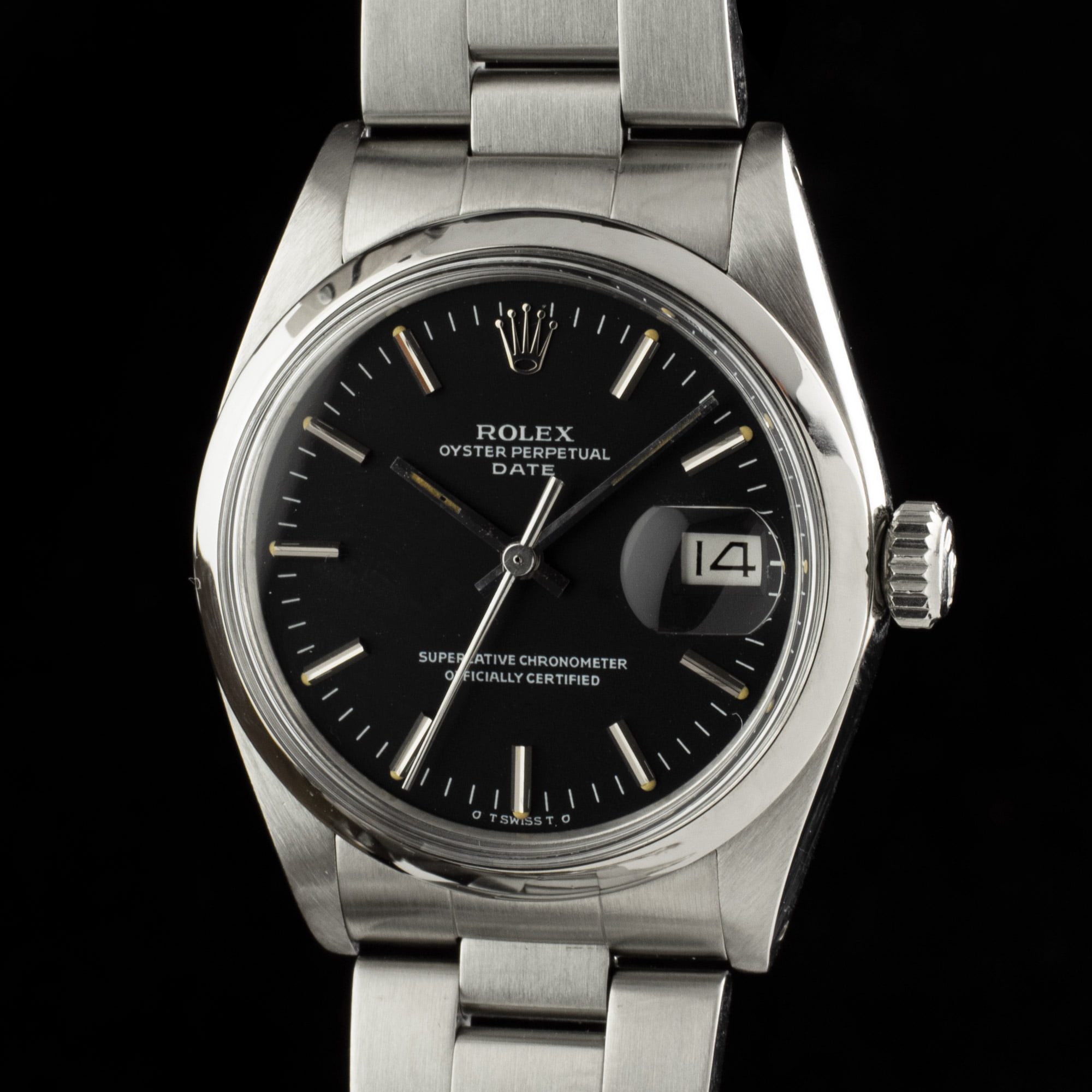 Rolex Date 1500 'Black' - AMSTERDAM VINTAGE WATCHES
