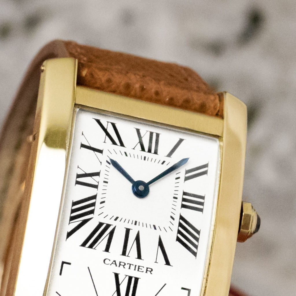Cartier Tank Cintrée Dual Time A106028 - Amsterdam Vintage Watches