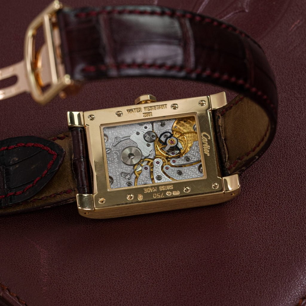 Cartier Tank à Vis Dual Time 2551 'CPCP' - Amsterdam Vintage Watches