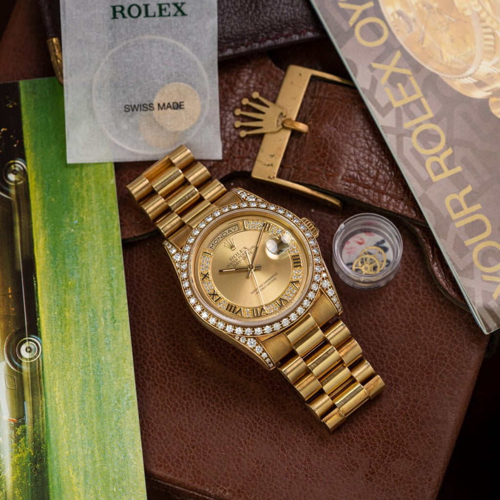 Rolex Day-Date 18388 'Myriad' - Amsterdam Vintage Watches