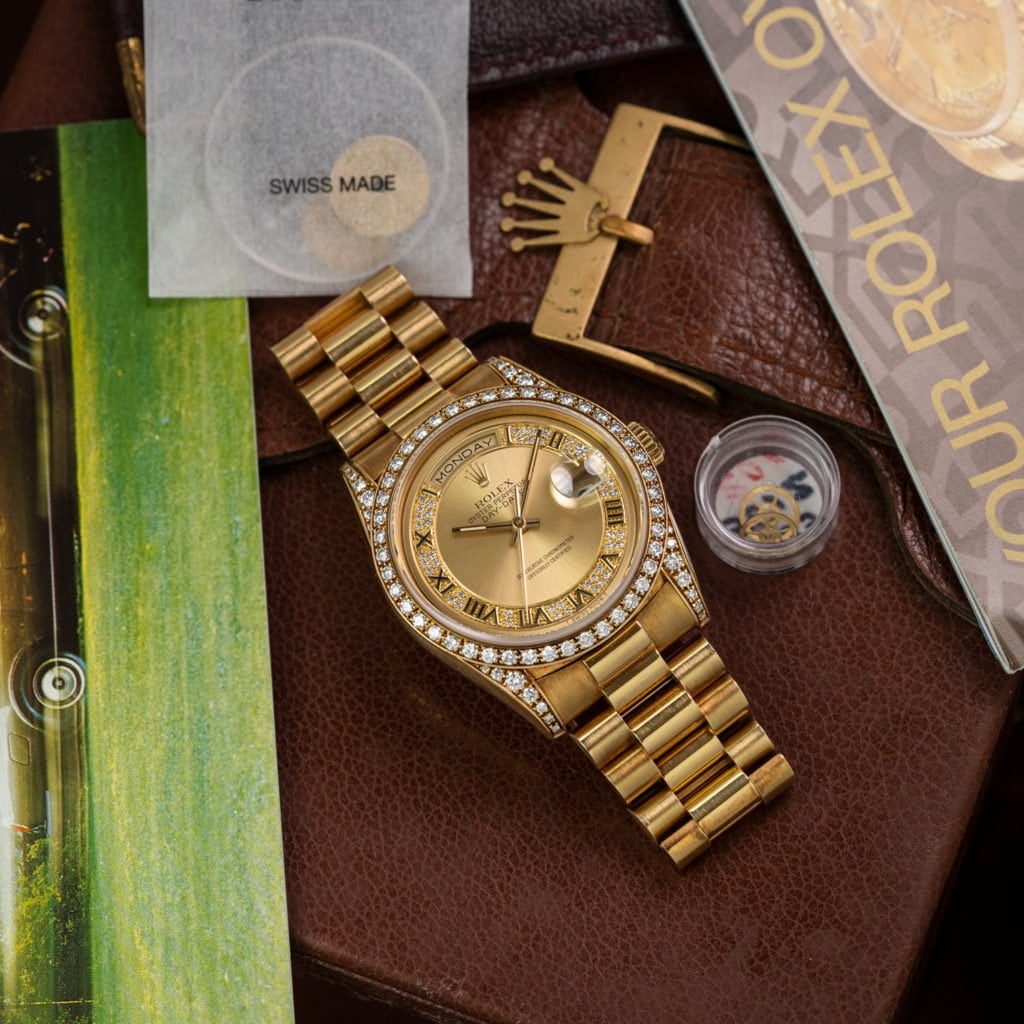 Rolex Day-Date 18388 'Myriad' - Amsterdam Vintage Watches
