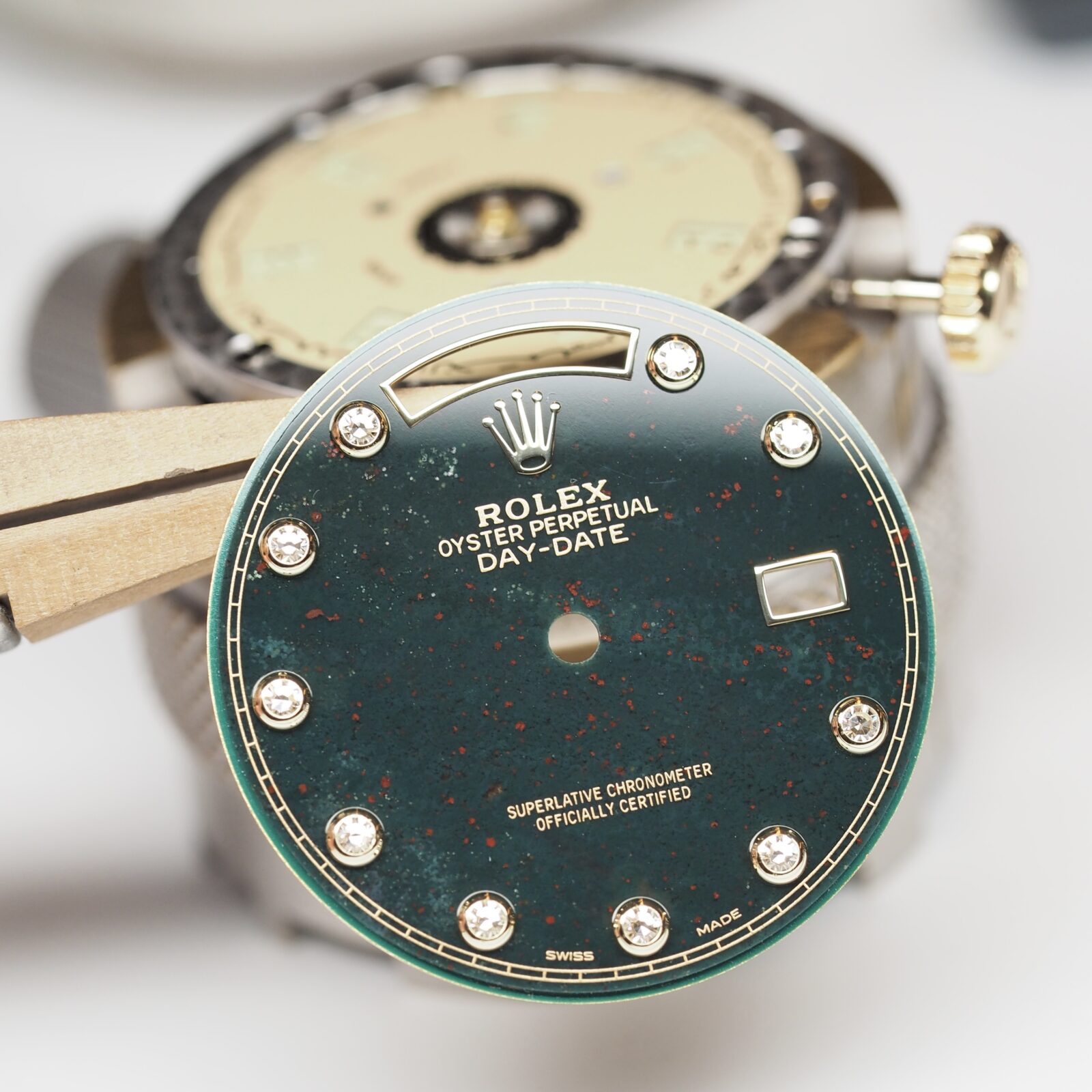 Rolex Day-Date 18388 'Bloodstone Pinball' - Amsterdam Vintage Watches