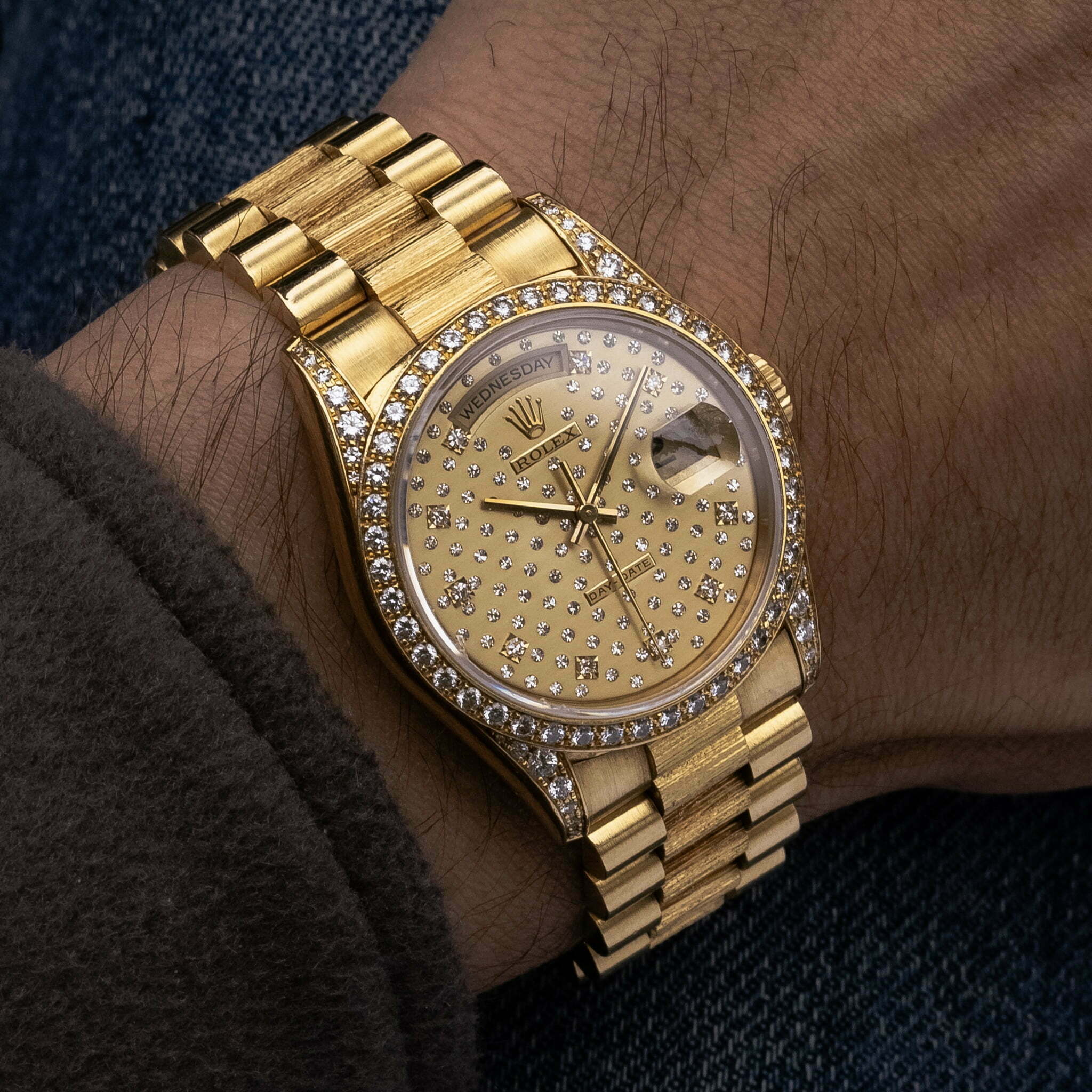 Rolex Day-Date 18388 'Pleiade Bark' - Amsterdam Vintage Watches