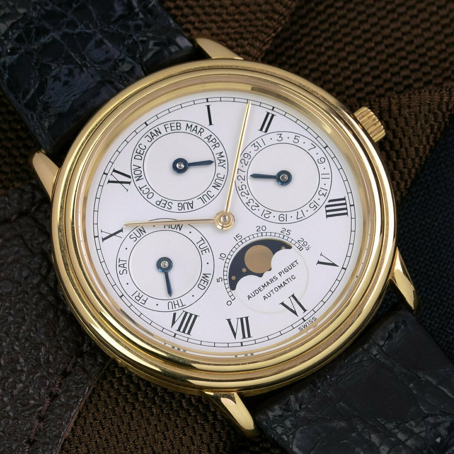 Audemars Piguet Quantième Perpétuel 25548BA 'Roman' - Amsterdam Vintage ...