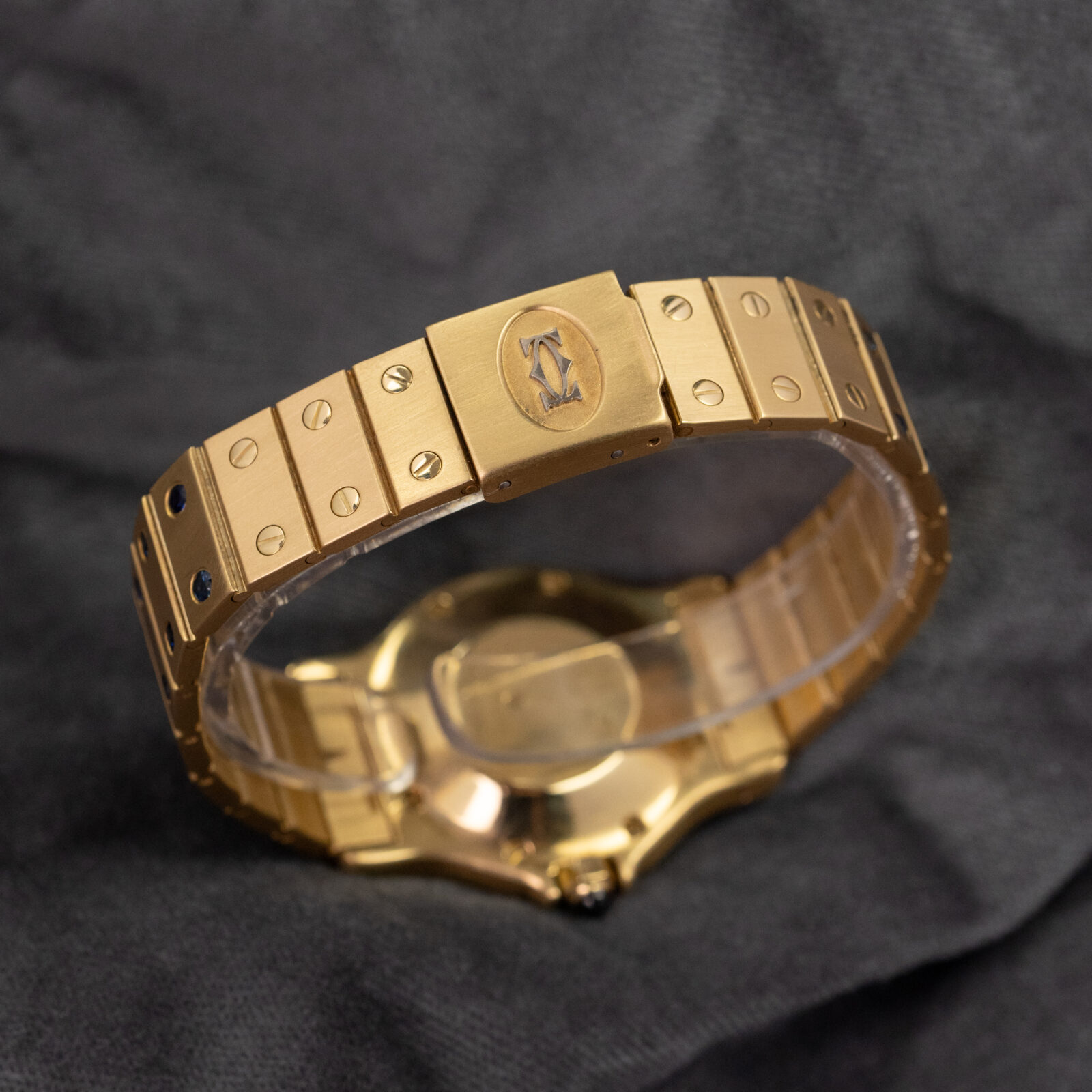 Cartier Santos Octagon 2965 'Agate Sapphire Diamond' - Amsterdam ...