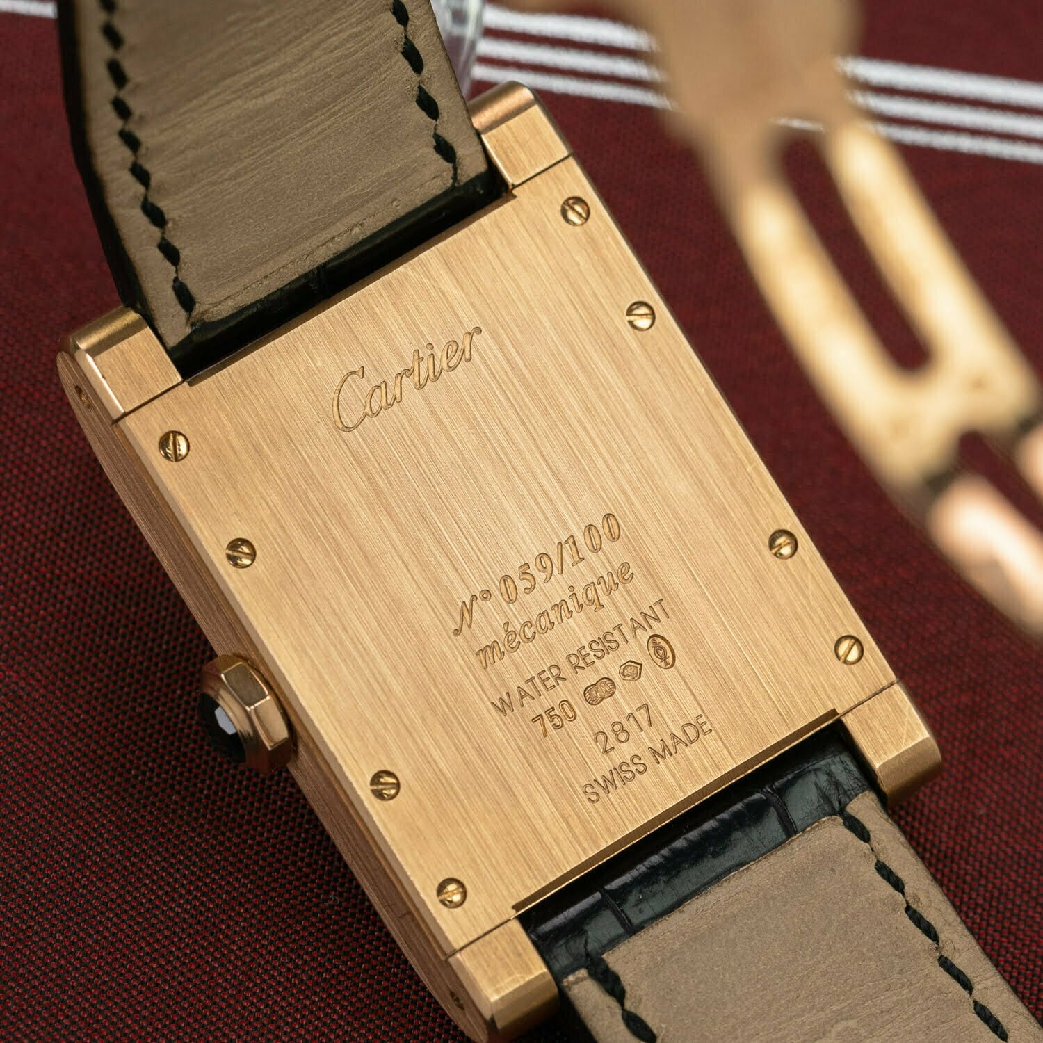 Cartier Tank à Guichets 2817 - Amsterdam Vintage Watches