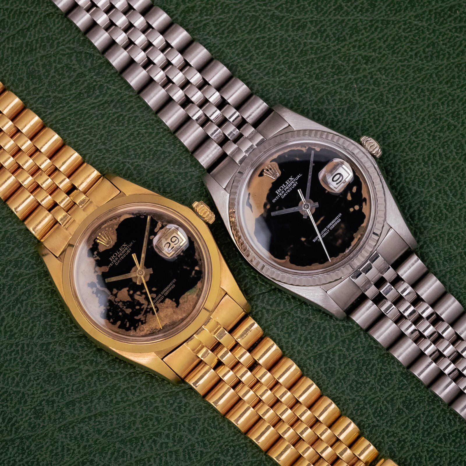 Rolex Datejust 1600/8 'Obsidian' - Amsterdam Vintage Watches