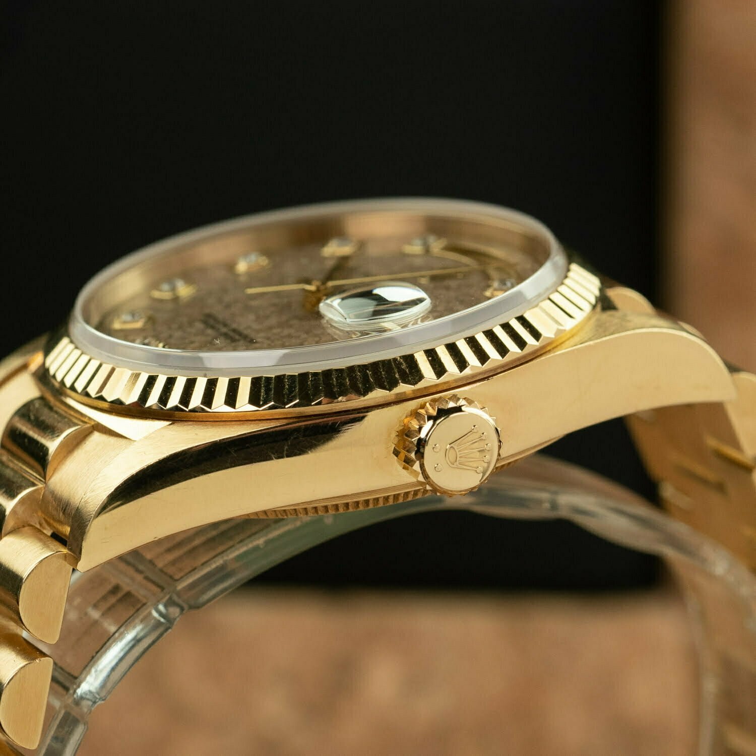 Rolex Day-Date 18238 'Fossil' - Amsterdam Vintage Watches