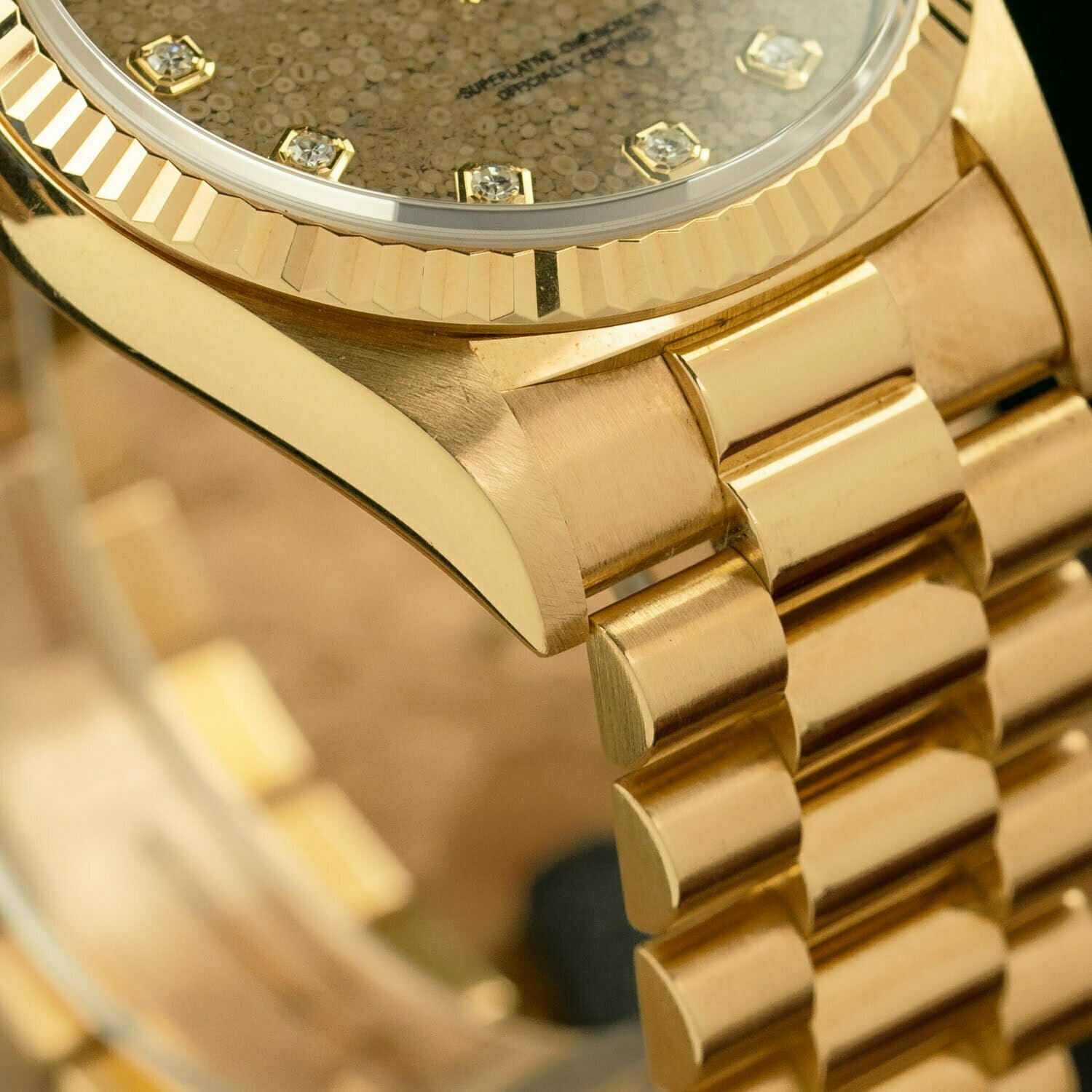 Rolex Day-Date 18238 'Fossil' - Amsterdam Vintage Watches