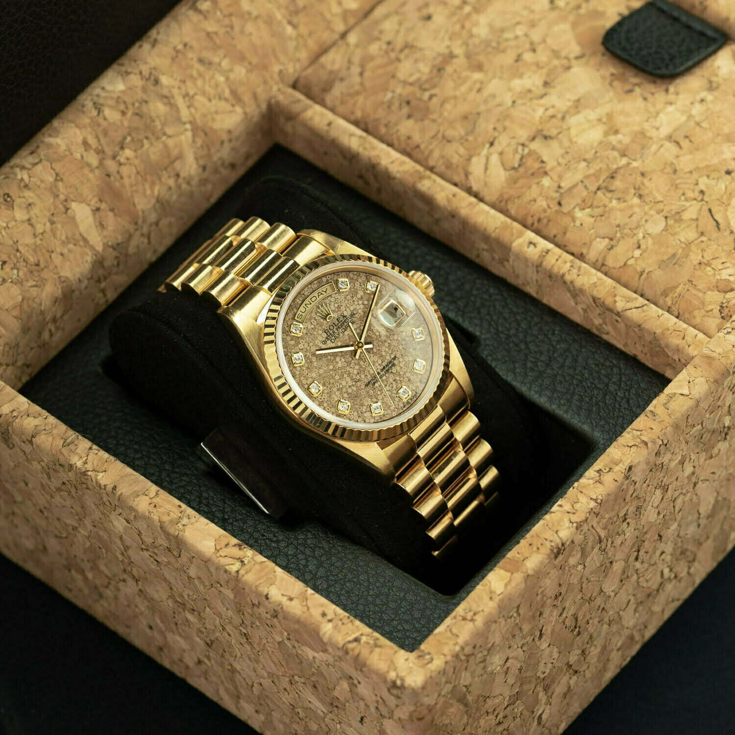 Rolex Day-Date 18238 'Fossil' - Amsterdam Vintage Watches