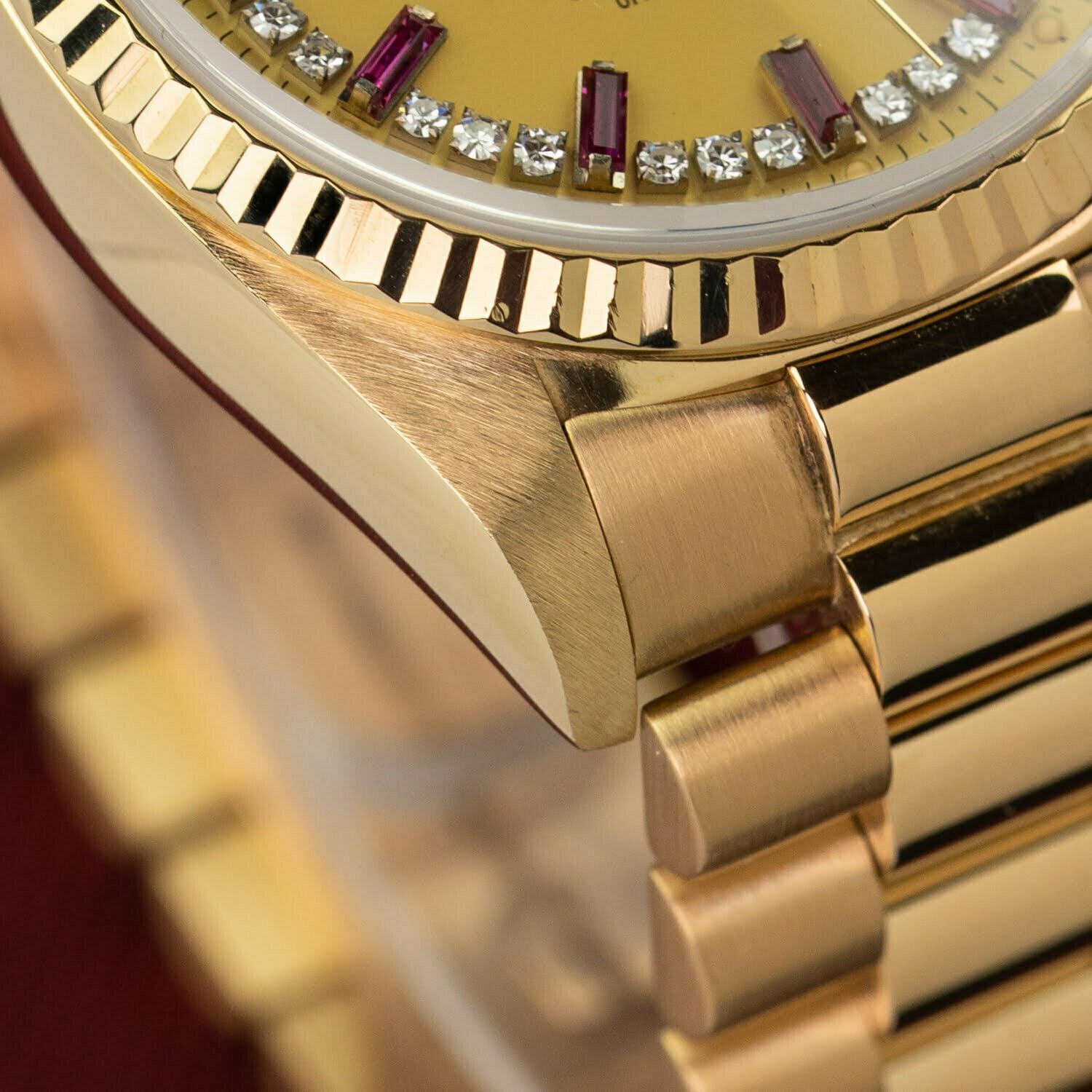 Rolex Day-Date 18038 'Ruby Baguette' - Amsterdam Vintage Watches