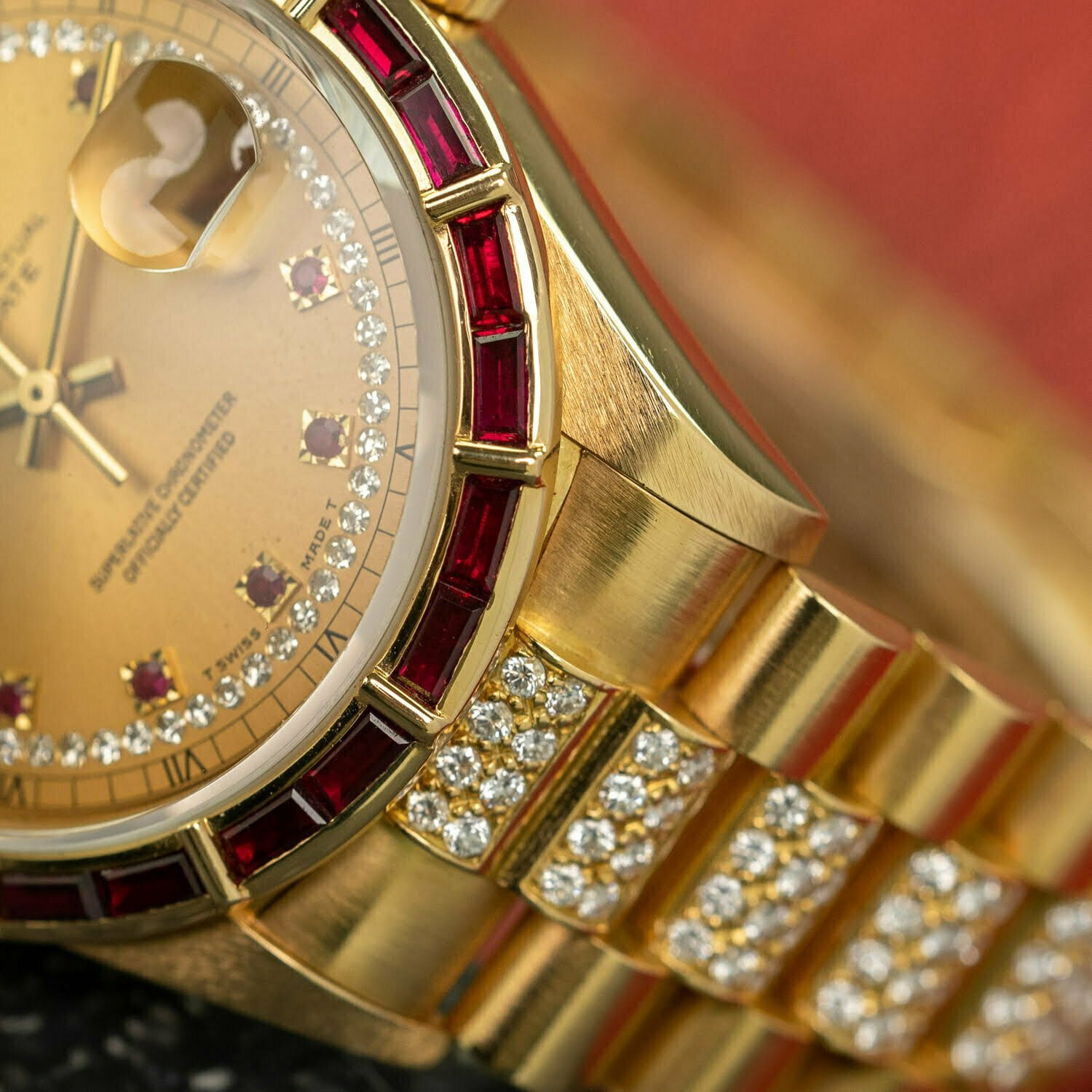 Rolex Day-Date 18168 'Ruby' - Amsterdam Vintage Watches