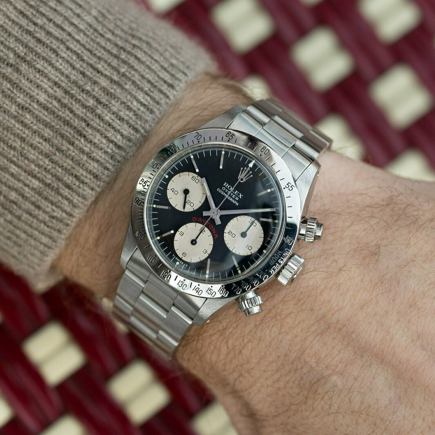 Rolex Daytona 6265 'Big Red' - Amsterdam Vintage Watches