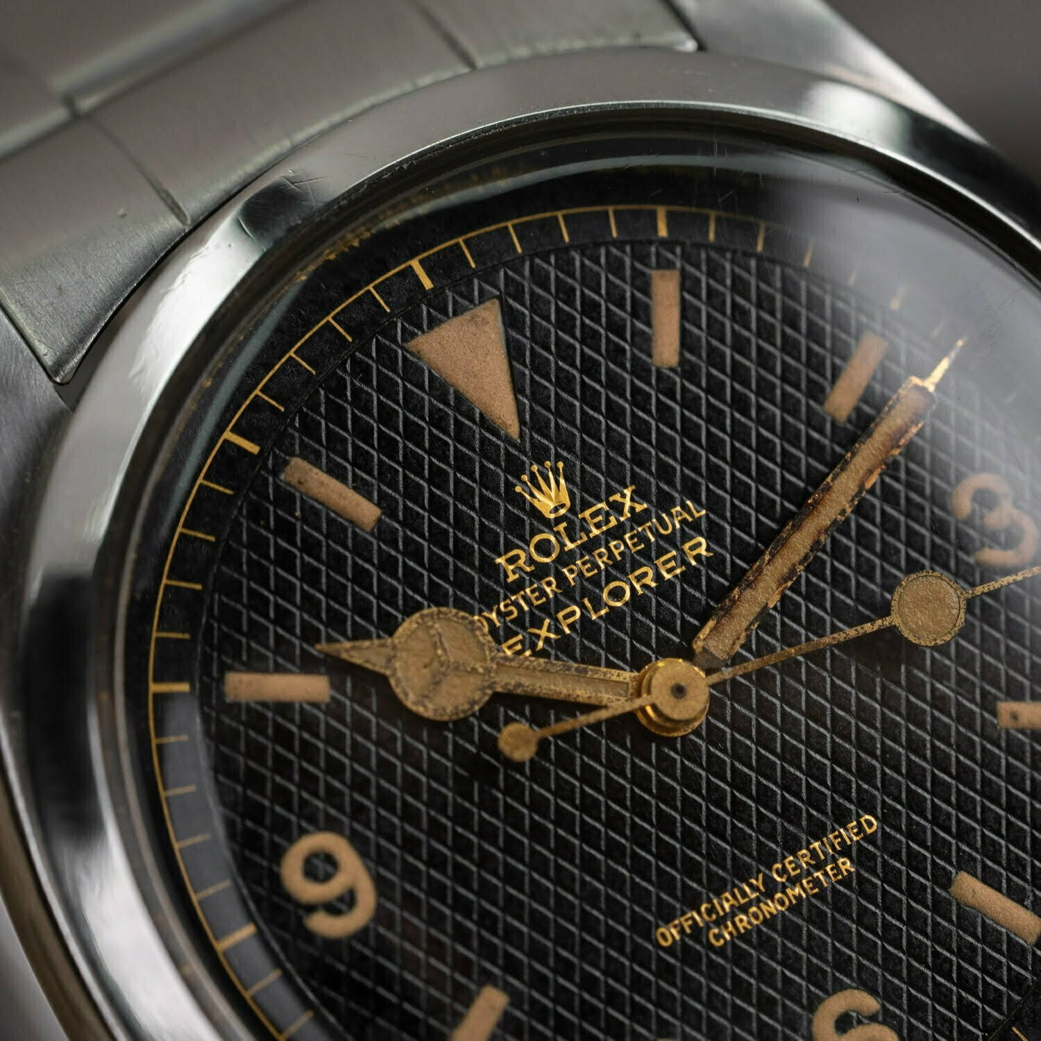 Rolex Explorer 6350 'Honeycomb' - Amsterdam Vintage Watches