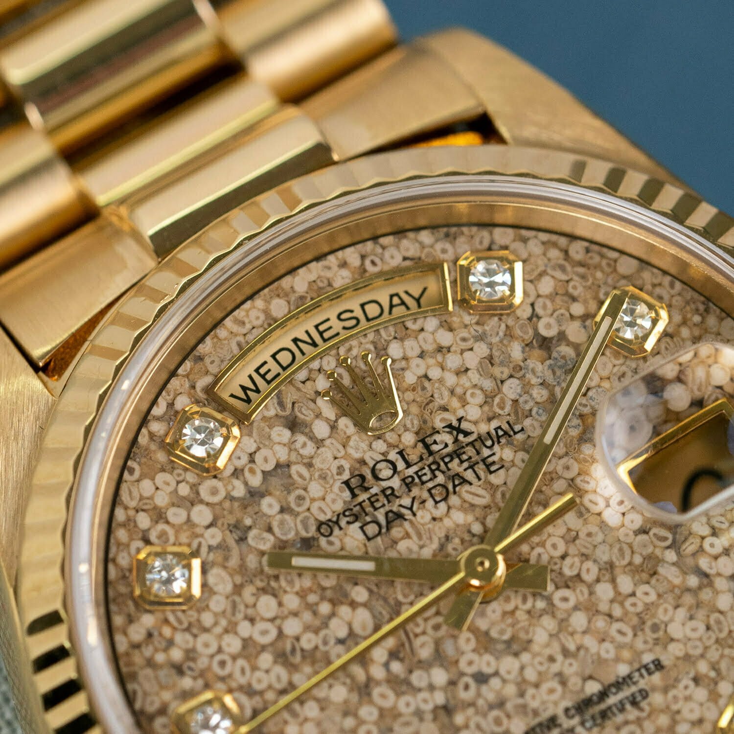 Rolex Day-Date 18238 'Fossil' - Amsterdam Vintage Watches