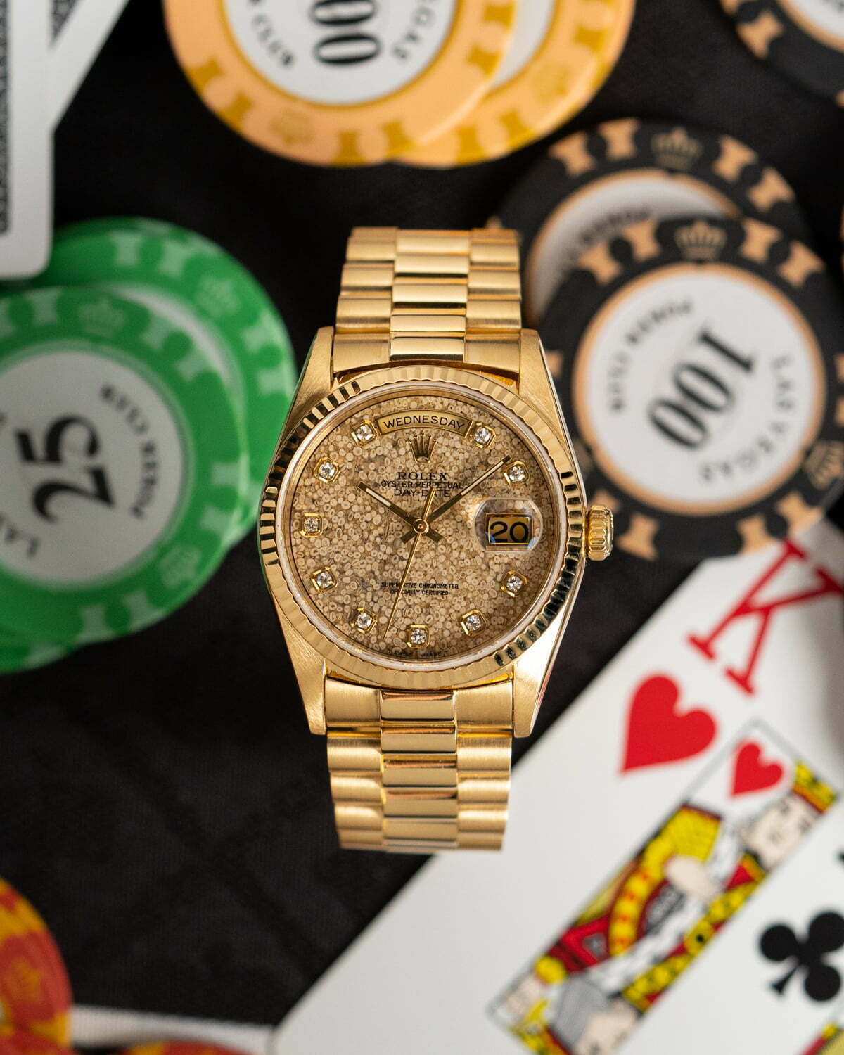 Rolex Day-Date 18238 'Fossil' - Amsterdam Vintage Watches