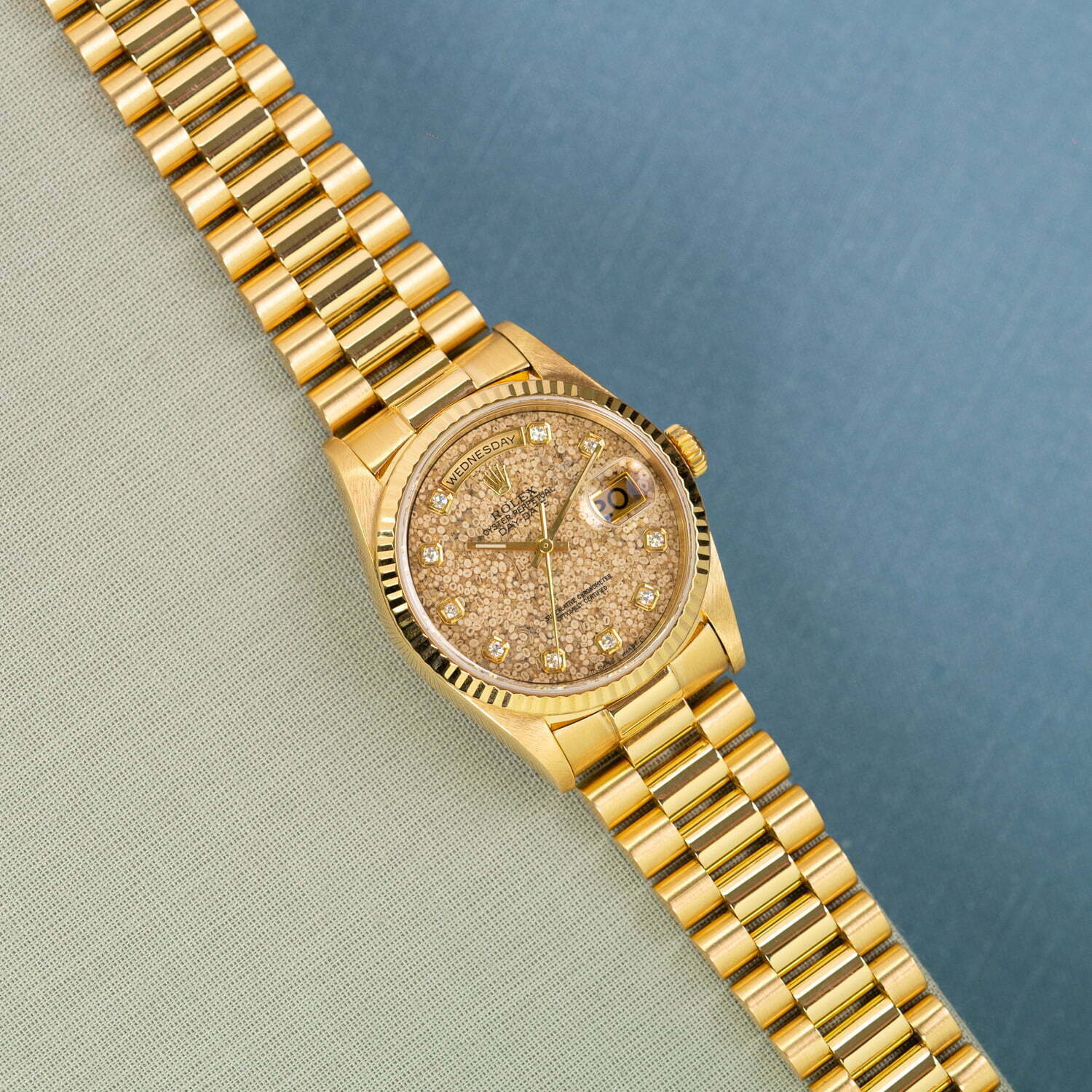 Rolex Day-Date 18238 'Fossil' - Amsterdam Vintage Watches