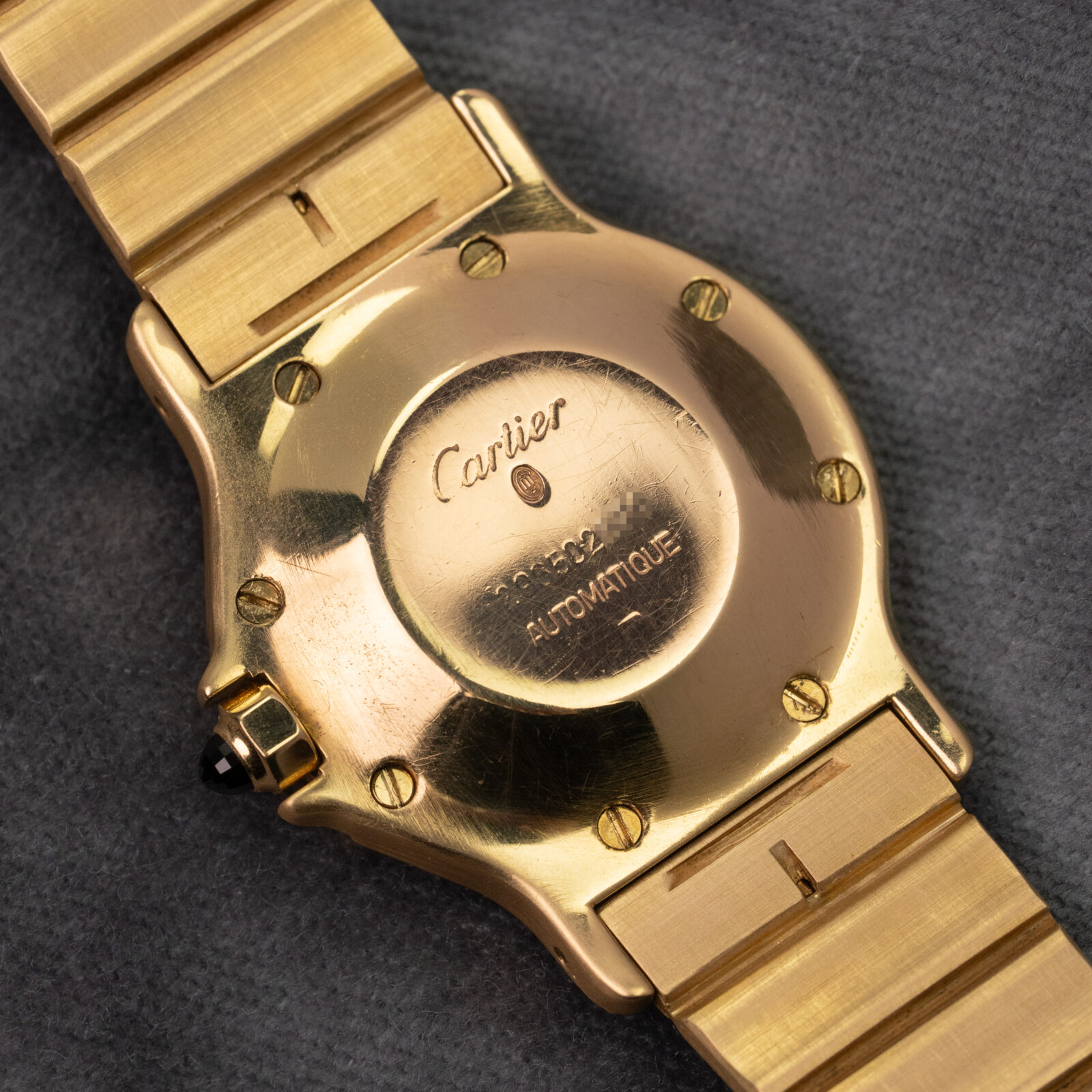 Cartier Santos Octagon 2965 'Agate Sapphire Diamond' - Amsterdam ...