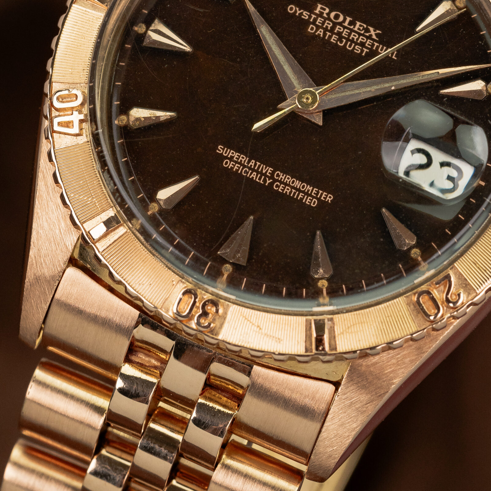 Rolex Datejust 1625 'Tropical Gilt Turn-O-Graph' - Amsterdam Vintage ...