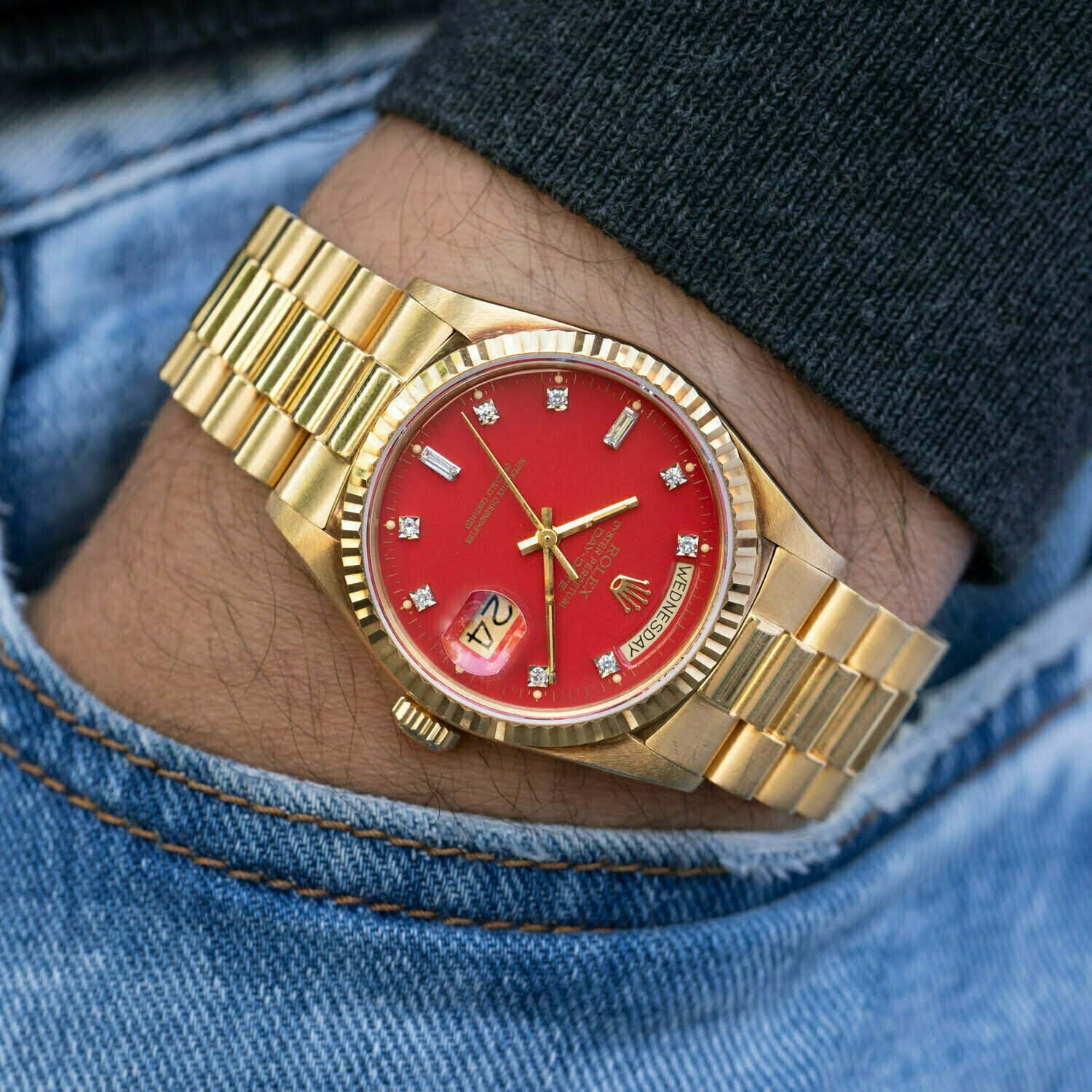 Rolex Day-Date 18038 'Stella' - Amsterdam Vintage Watches