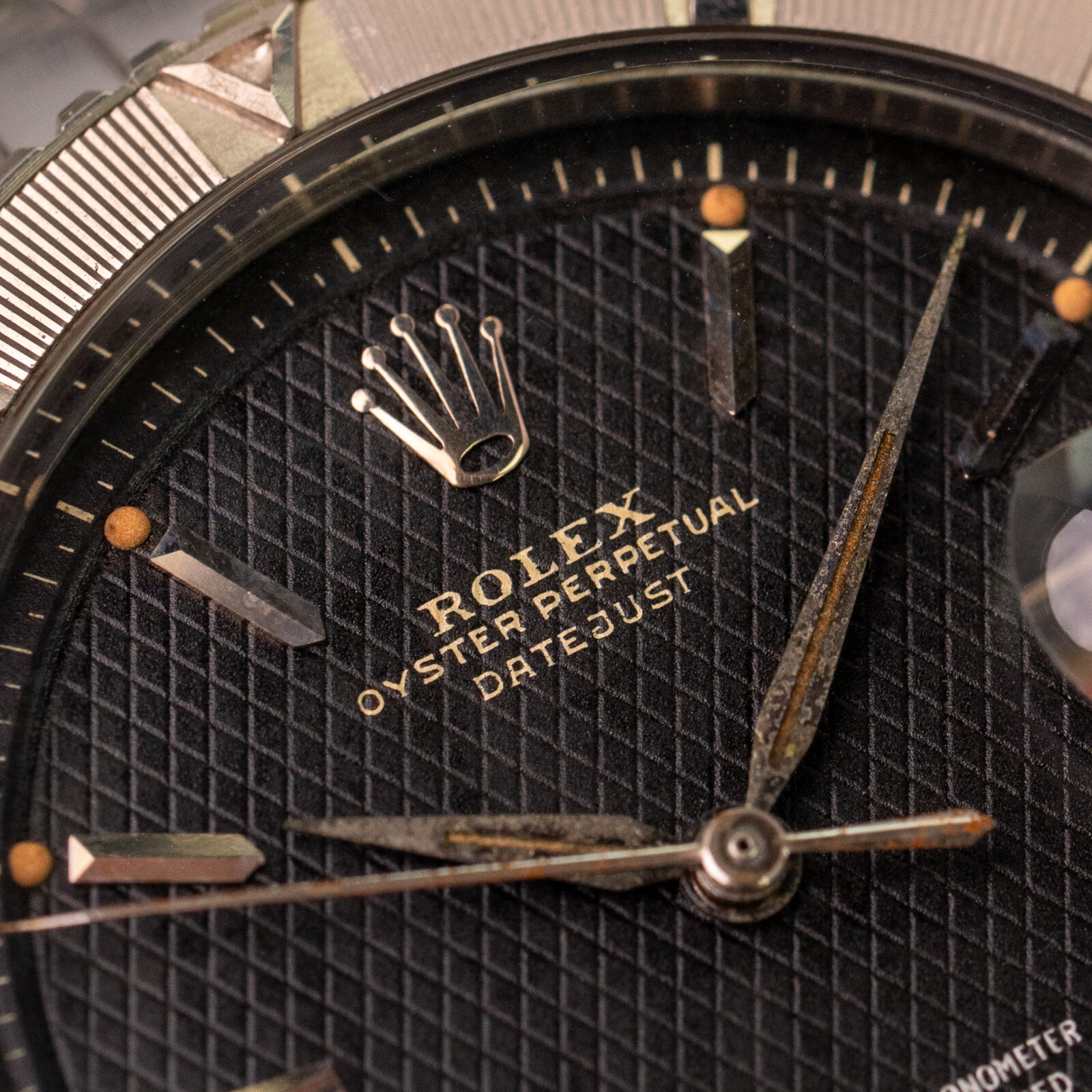 Rolex Datejust 6609 'Honeycomb' Turn-O-Graph - Amsterdam Vintage Watches