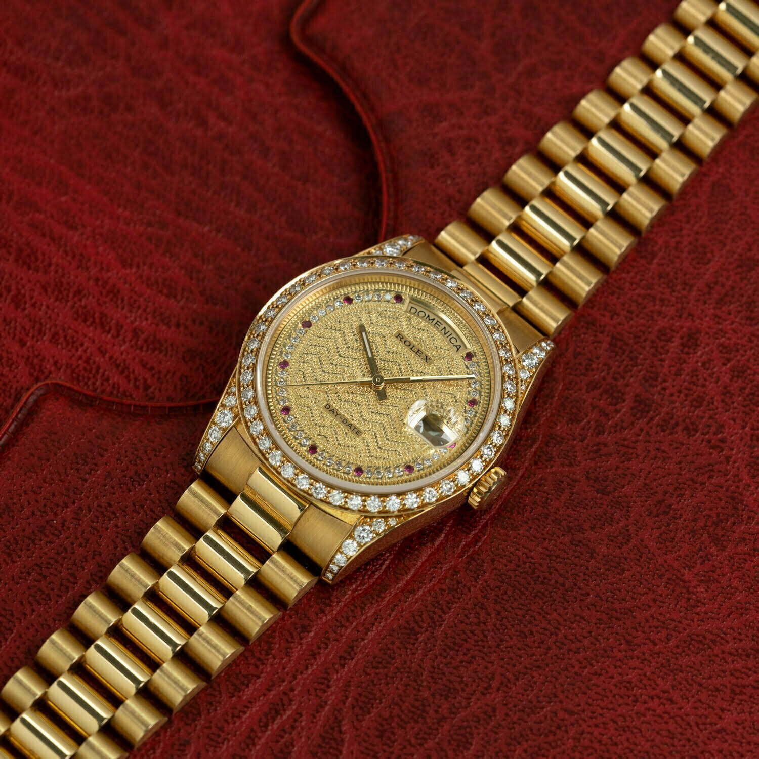 Rolex Day-Date 18388 'Ruby Missoni' - Amsterdam Vintage Watches