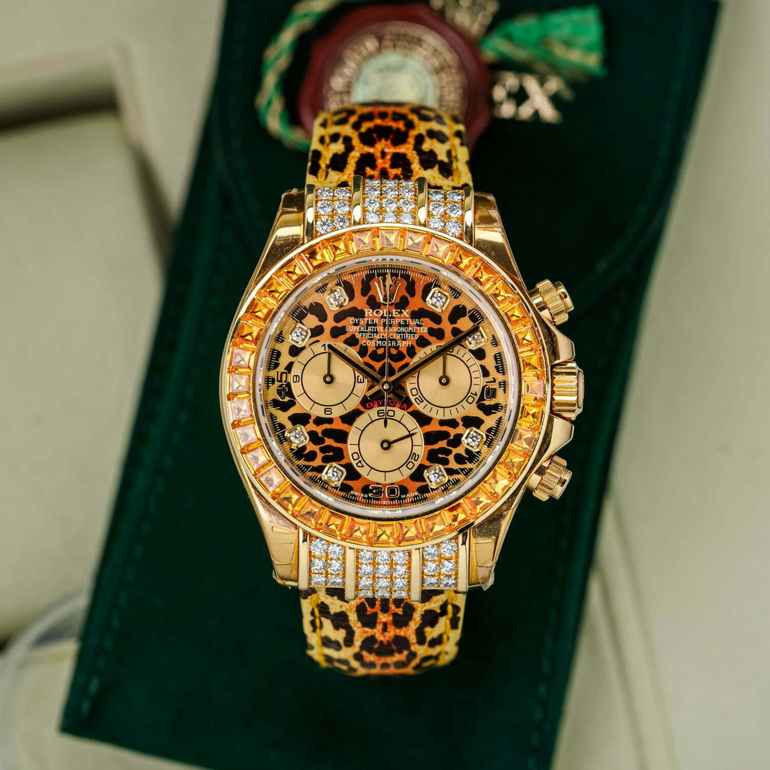 Rolex Daytona 116598SACO 'Leopard' - Amsterdam Vintage Watches