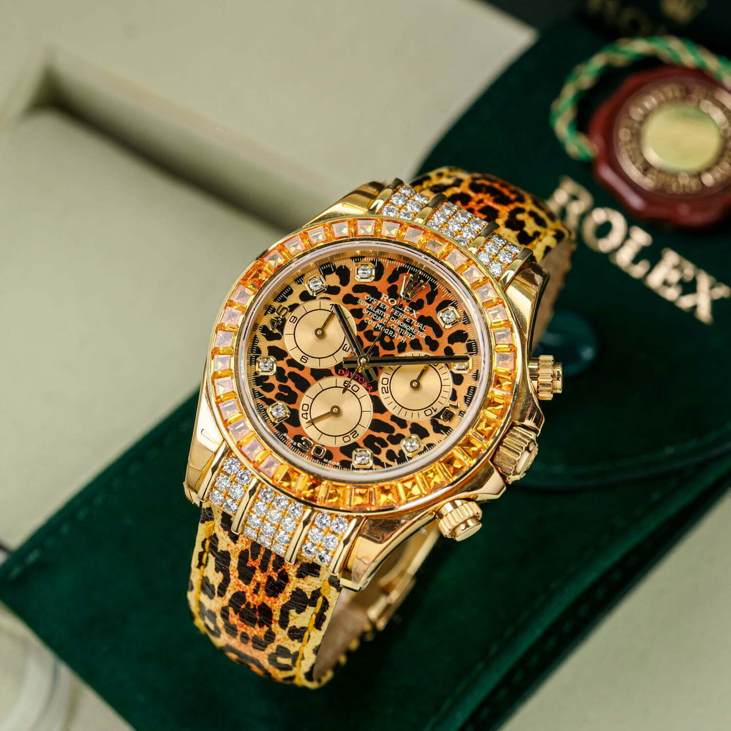 Rolex Daytona 116598SACO 'Leopard' - Amsterdam Vintage Watches