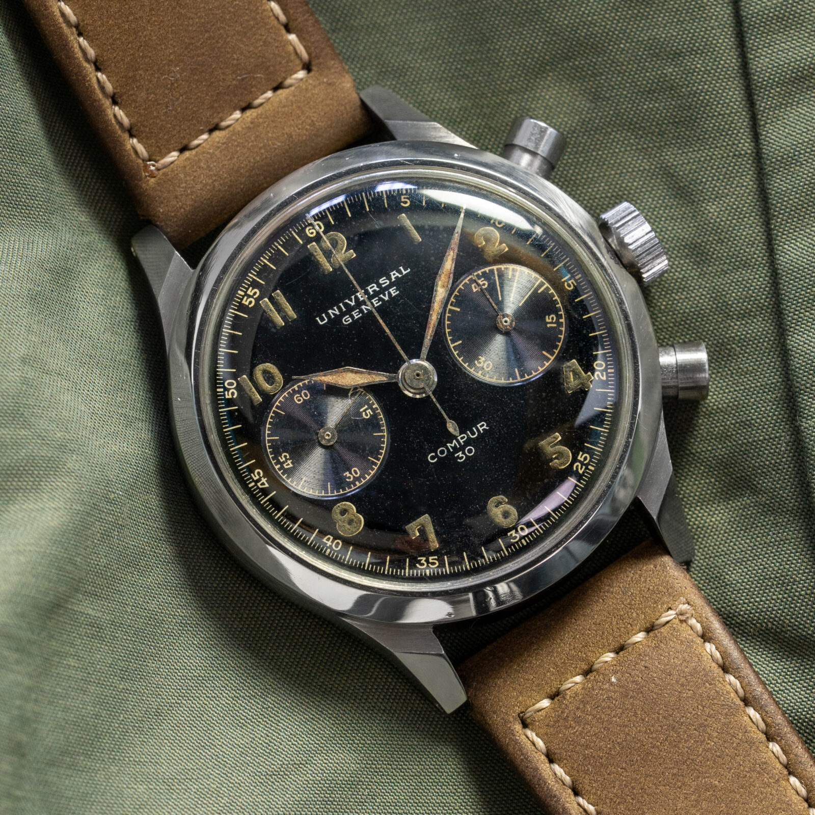 Universal Compur 22409 'Military RLM' - Amsterdam Vintage Watches