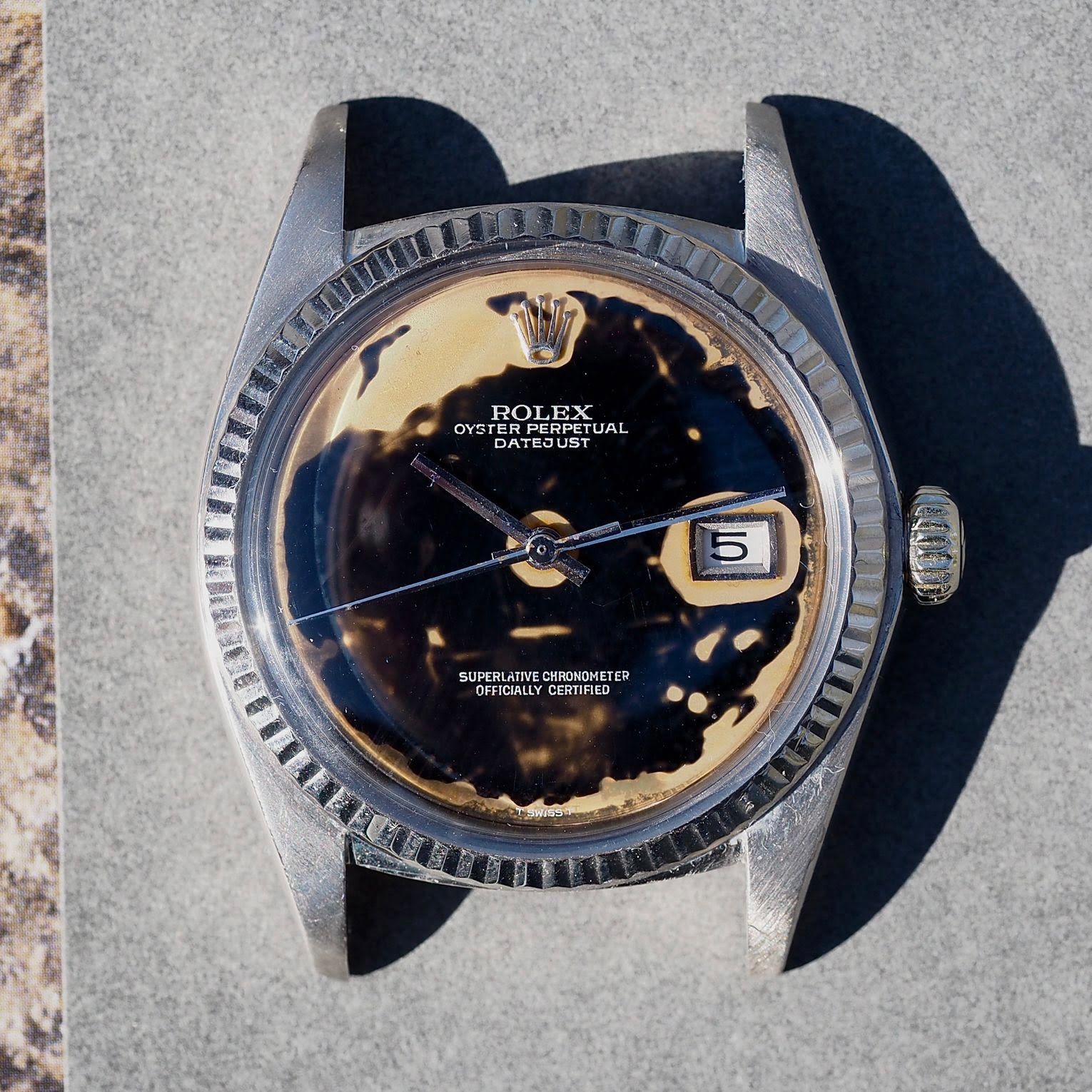 Rolex Datejust 1601/9 'Obsidian' - Amsterdam Vintage Watches
